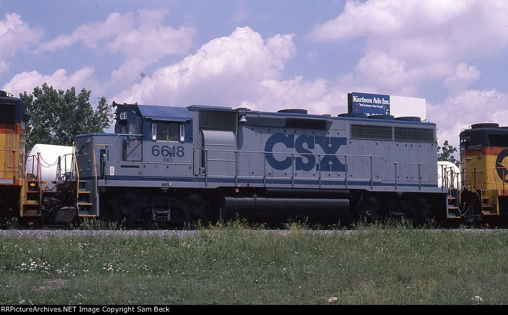 CSX 6618--New Paint